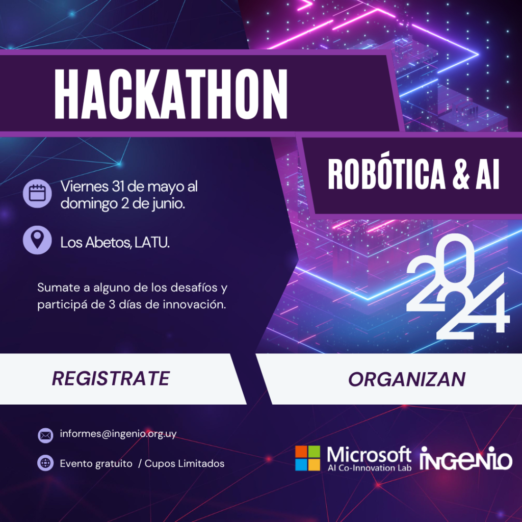 Hackathon: Robótica & AI - Ingenio